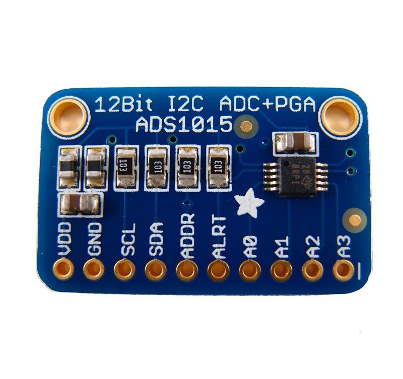 Raspberry Pi and ADS1015 12 bit adc | Pi bits Raspberry Pi and ADS1015 12 bit adc | Pi bits