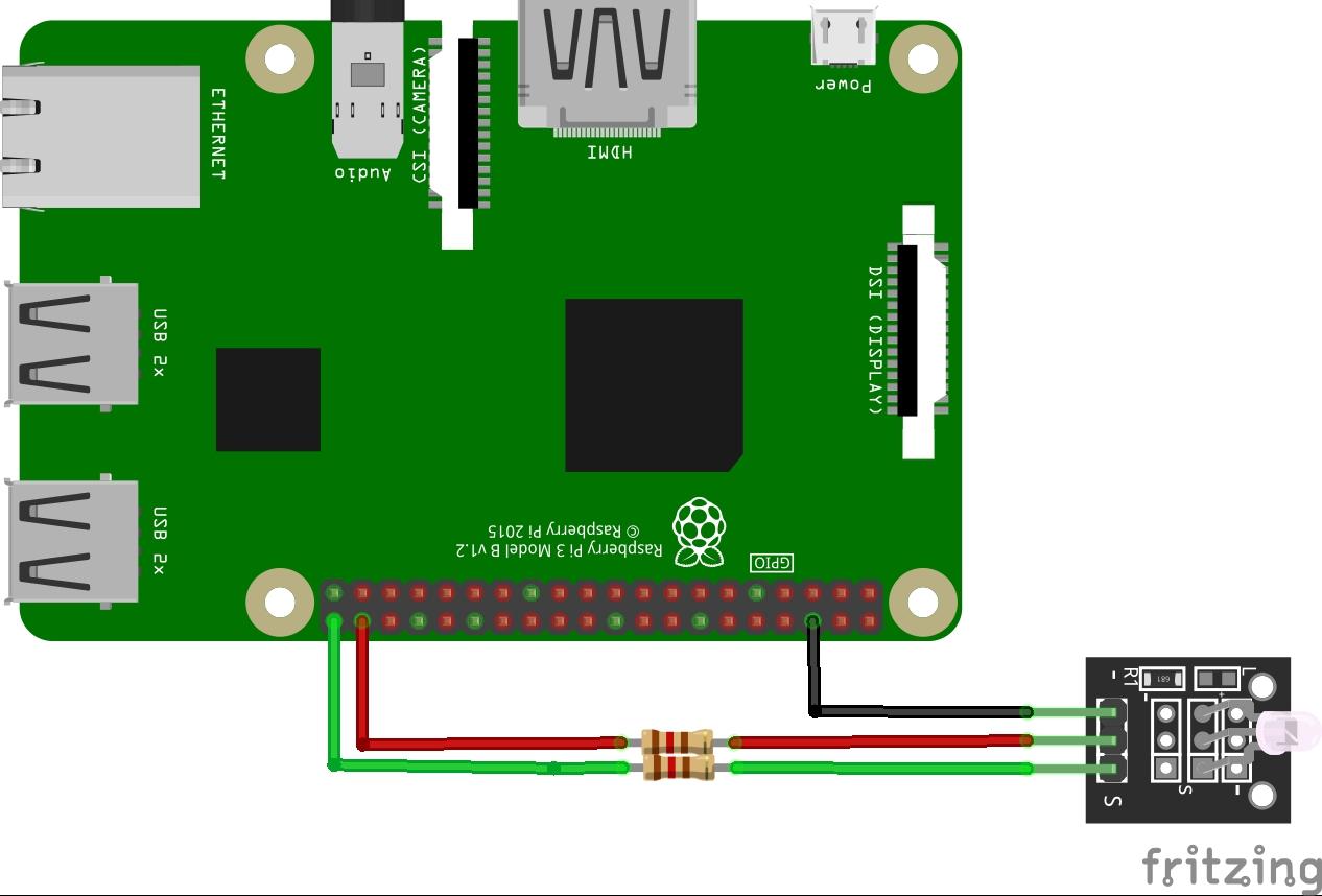 Ky 011 Two Color Led Module Raspberry Pi Example Pi Bits